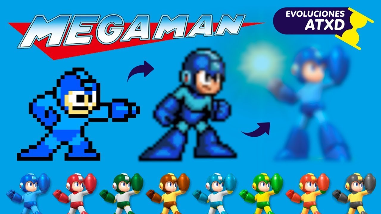 Evolución Mega Man (1987 - 2019) | ATXD ⏳ - YouTube