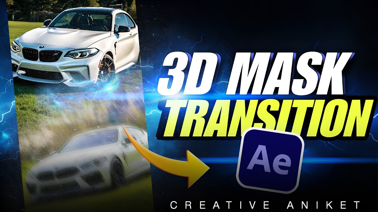 Easy and Smooth Mask Effect in After Effects. 3D Mask Transition in ...