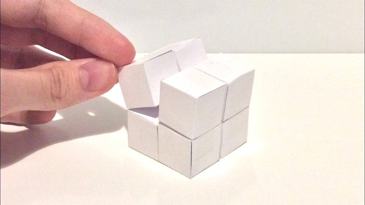How to Make Paper Infinity Cube - YouTube
