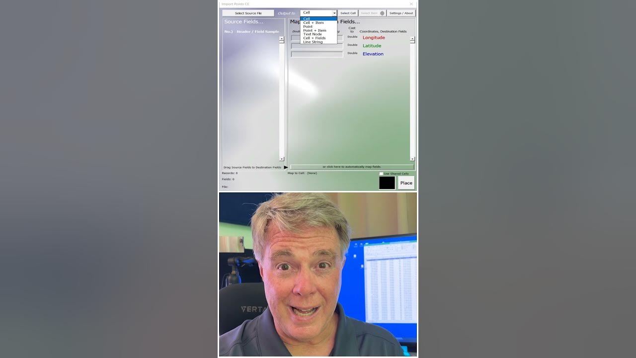 Import Points VBA #microstation #learning #tutorial - YouTube