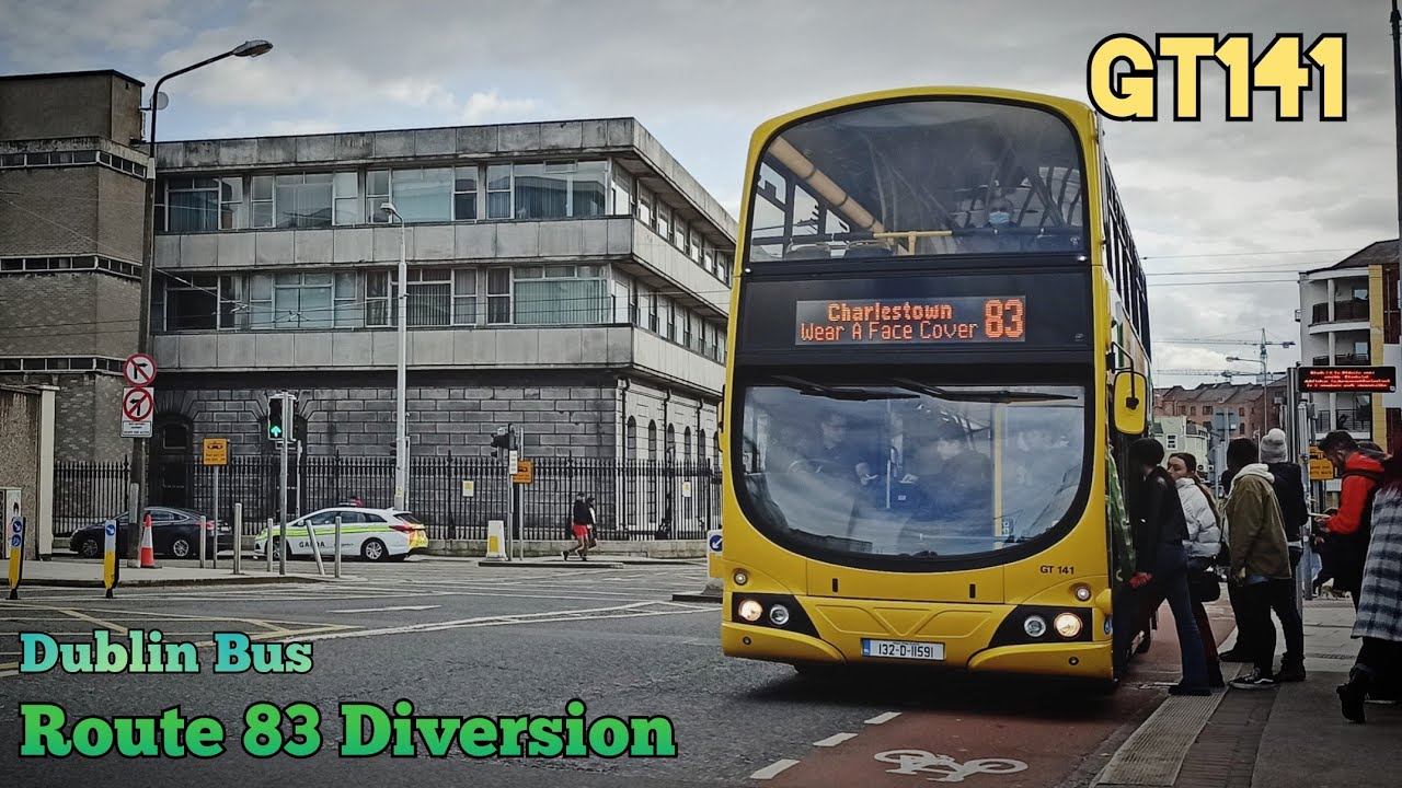 dublin-bus-route-83-st-patrick-s-day-diversion-2022-route-visual