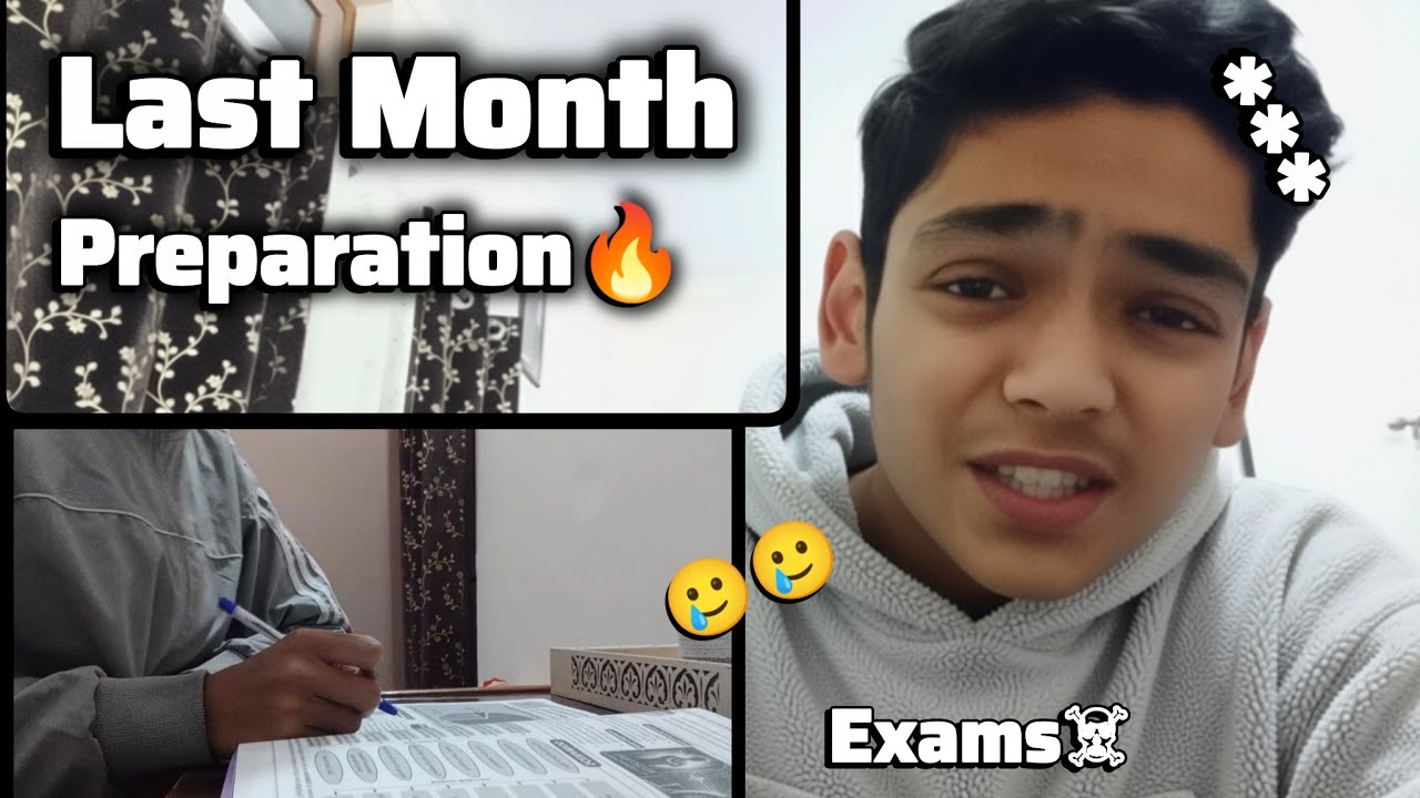 1 Month Left For *EXAMS*☠️ || Last Month Preparation 🔥|| 11th grader ...