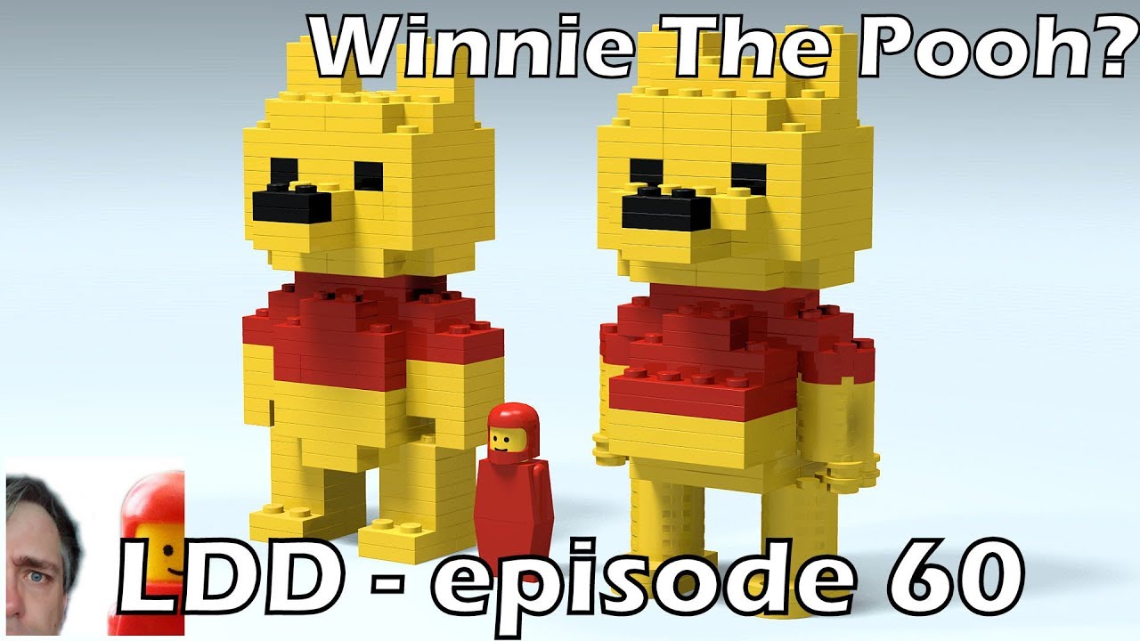 LEGO Character MOC - Winnie The Pooh (LDD - Ep. 60) - YouTube