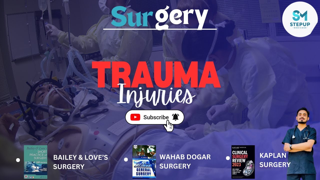 13- Trauma Part 1 | ATLS protocol | Primary Survey | surgery - YouTube