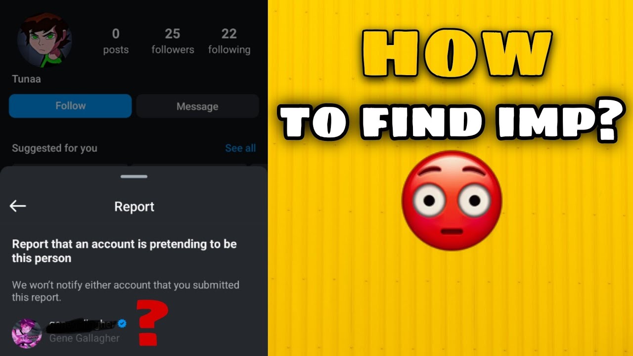 How to find impersonation (imp) || find imp easy method - YouTube
