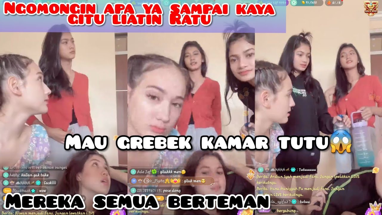 live Flavio Zaviera bareng Saskia, Laura dan Ratu sofya || bigo 13 des 2021 - YouTube