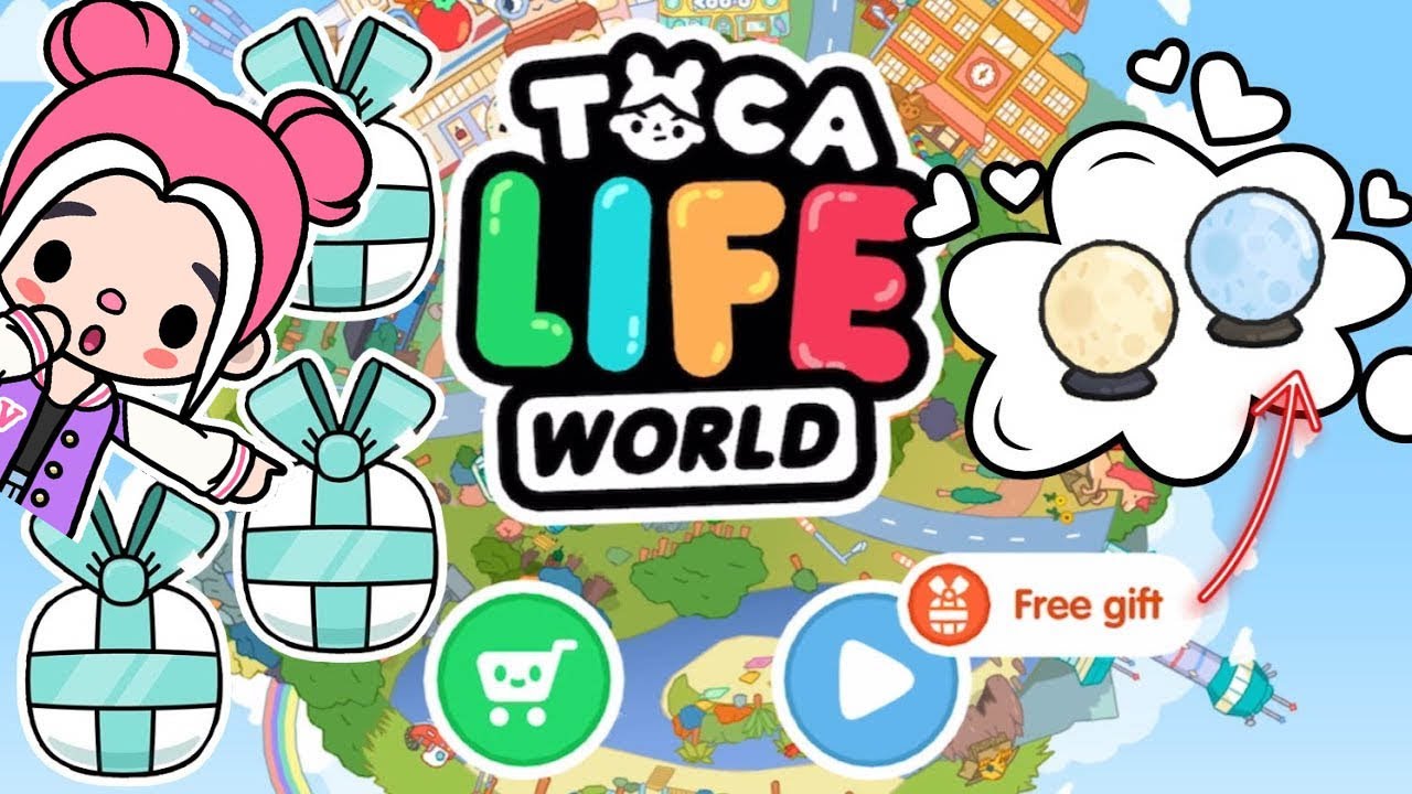 Free Friday gift ! Moon Light 🌕🌙 Toca Boca | Toca life world - YouTube