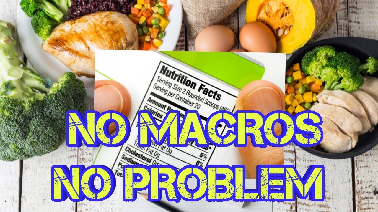 HOW TO LOSE WEIGHT WITHOUT TRACKING MACROS ( 2 WAYS) - YouTube