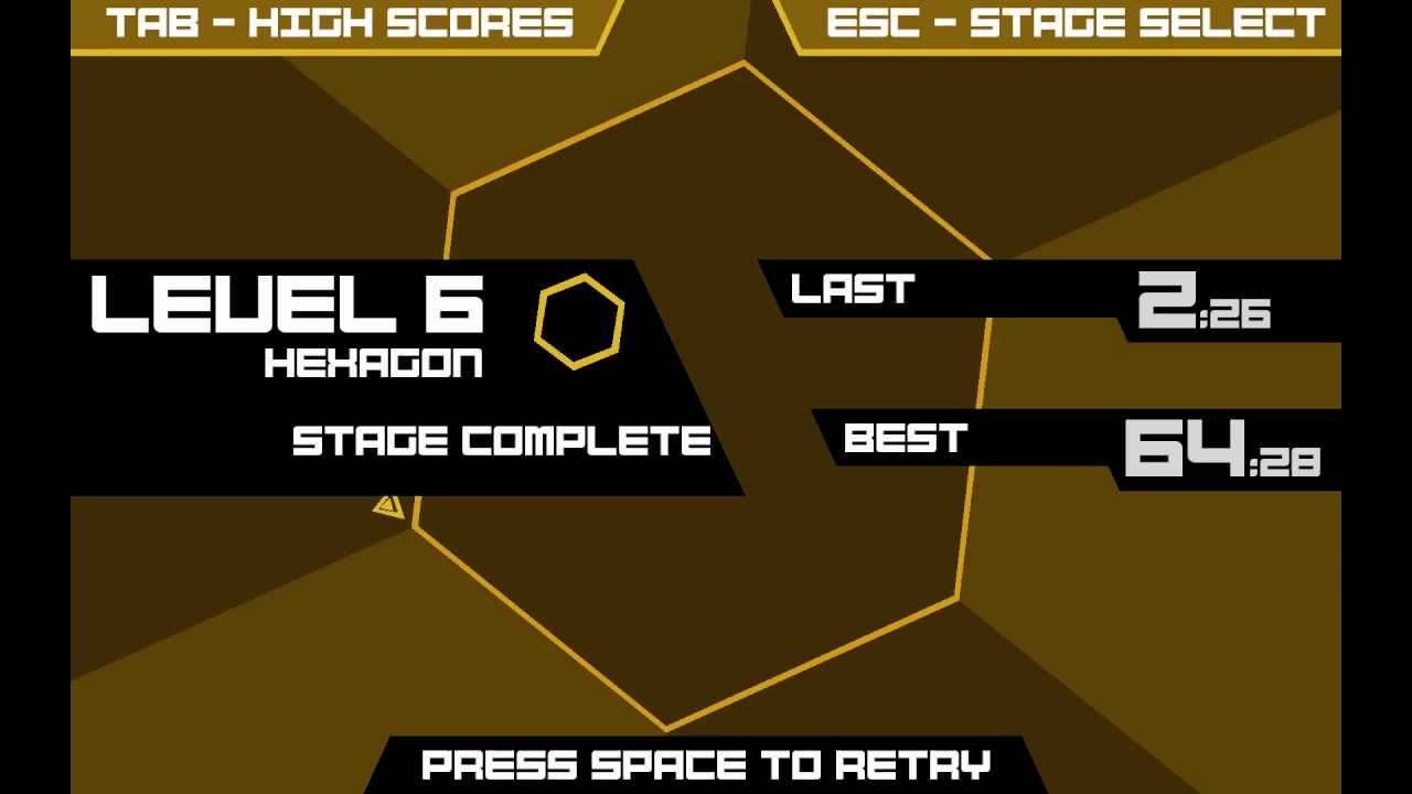 Super Hexagon Gameplay - YouTube