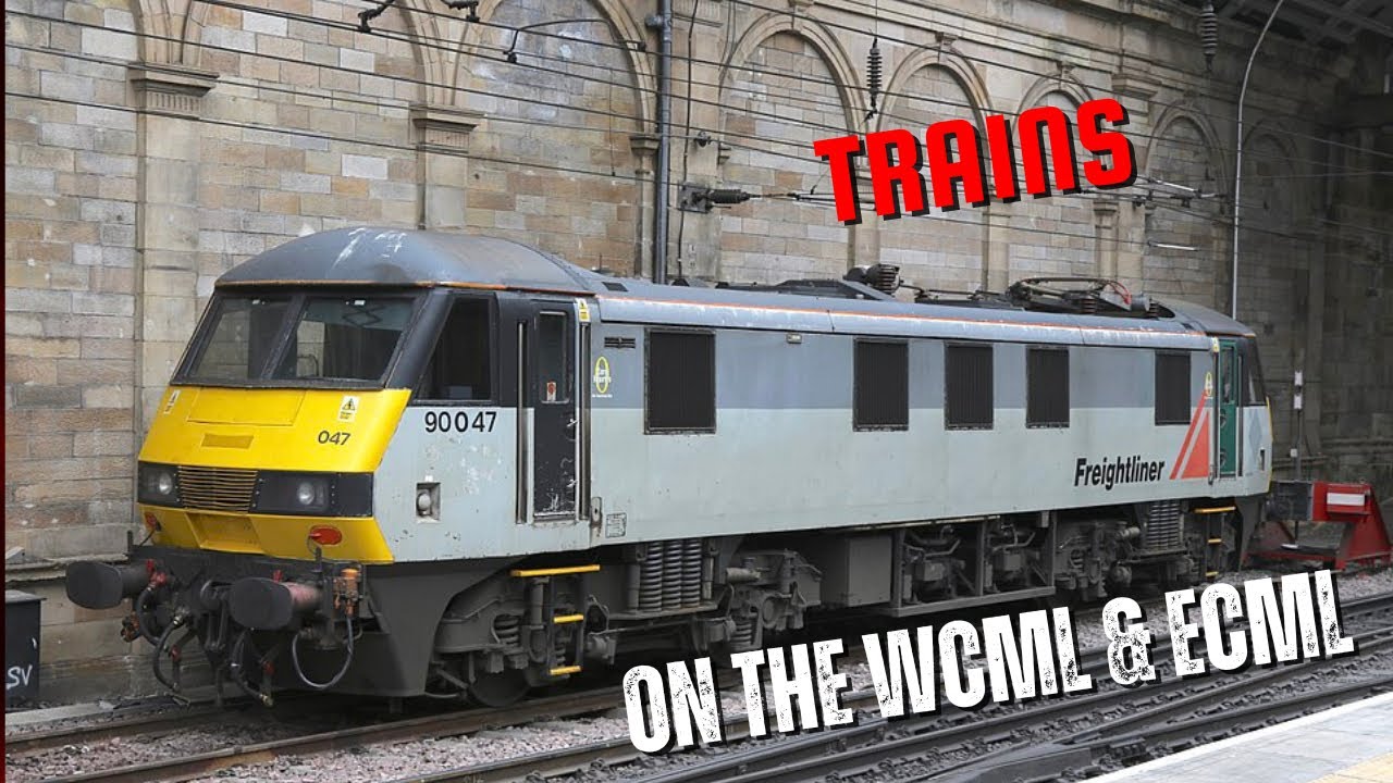 Trains On The ECML & WCML APRIL 2025 - YouTube