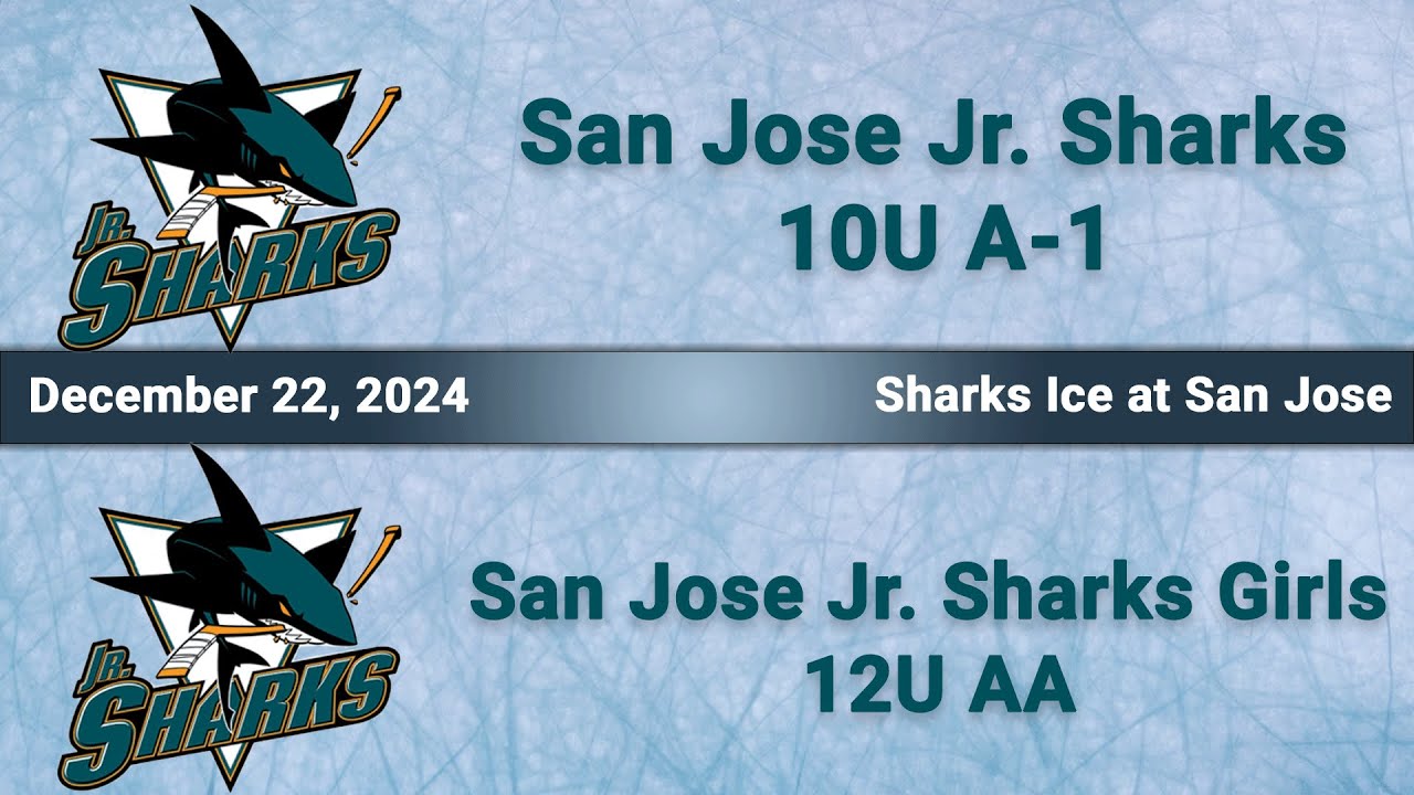 San Jose Jr. Sharks 10U A-1 vs. San Jose Jr. Sharks Girls 12U AA - YouTube
