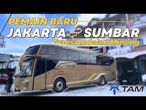 ARUS BALIK NAIK BUS TAM TERBARU 😍 Trip Bukittinggi - Jakarta bersama PO TAM 
