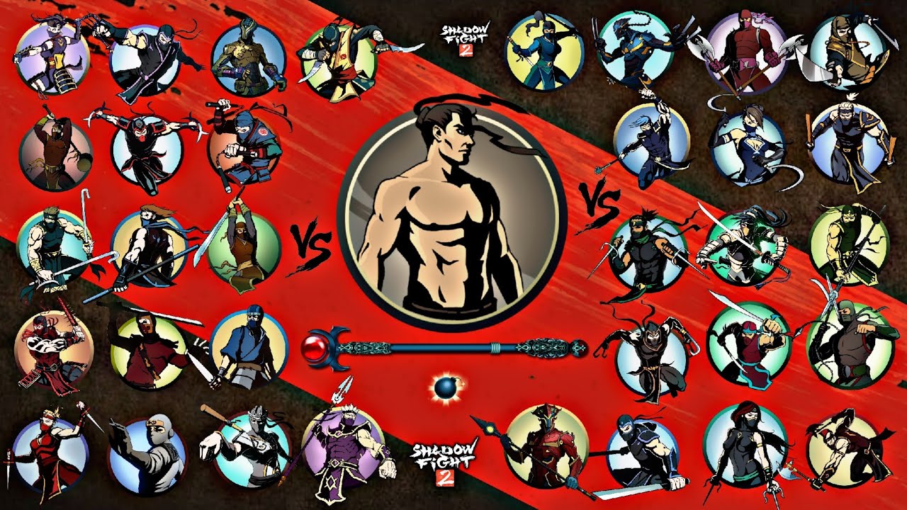 Shadow Fight 2 | Staff of Night vs Survival Ninjas - YouTube