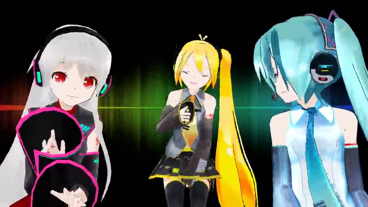 [MMD] Hatsune Miku, Akita Neru and Sukone Tei - Everybody (with models ...