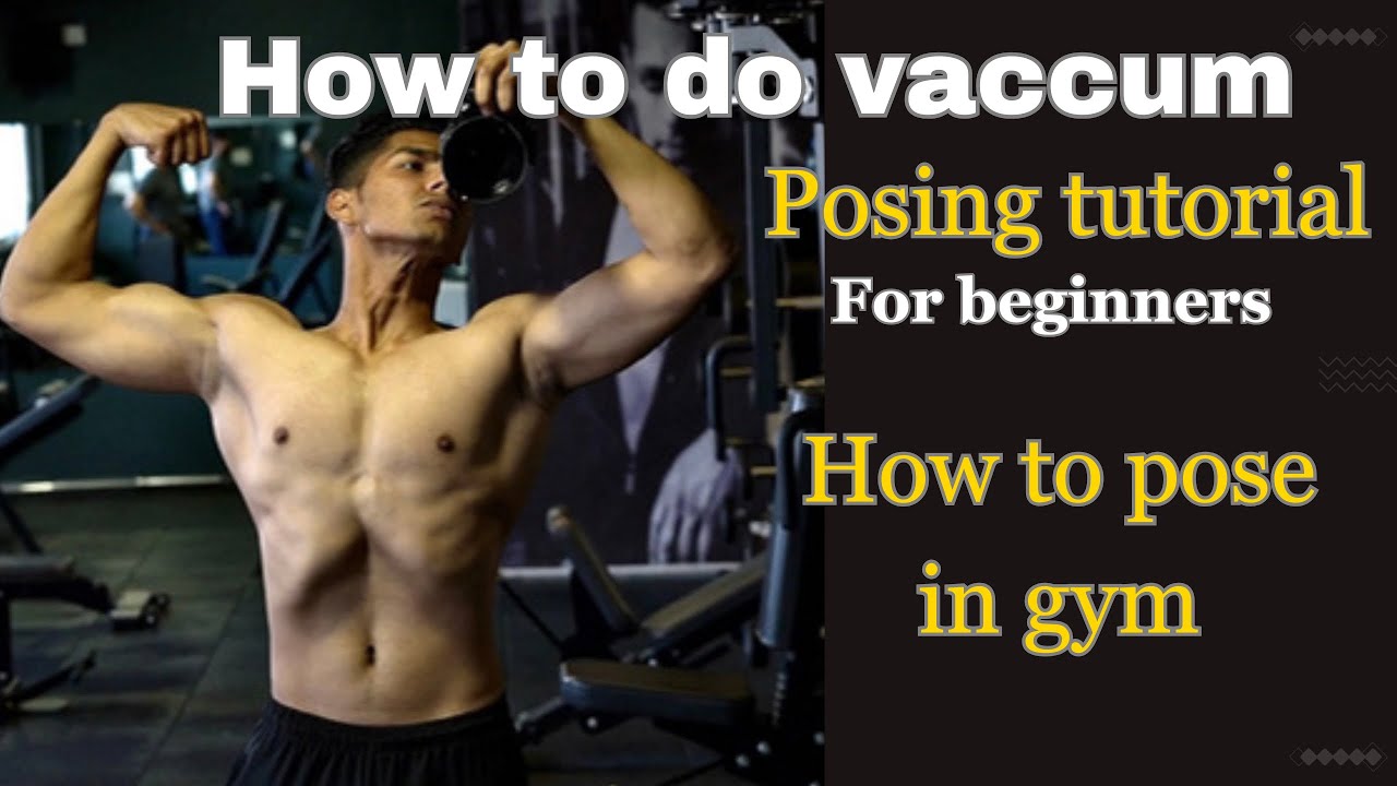 How to do vaccum || easy gym poses | how to do aesthetic pose ...