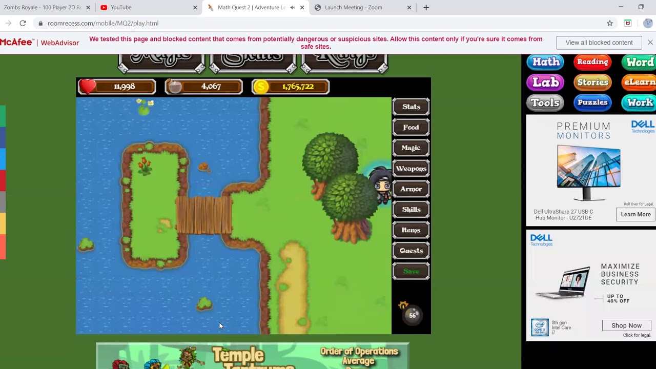 Math Quest 2: How to get into the Guyan temple - YouTube