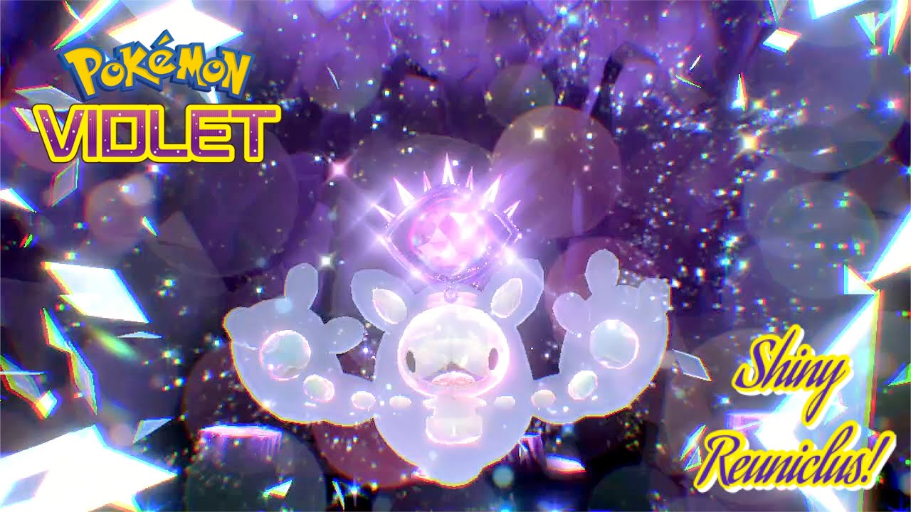 Pokémon Violet: SHINY PSYCHIC TERA REUNICLUS VIA SIX-STAR TERA RAID ...