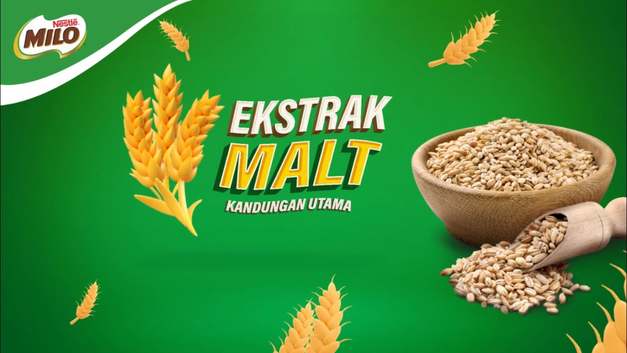 MILO Mengandung Ekstrak Malt, untuk Tumbuh Aktif! - YouTube