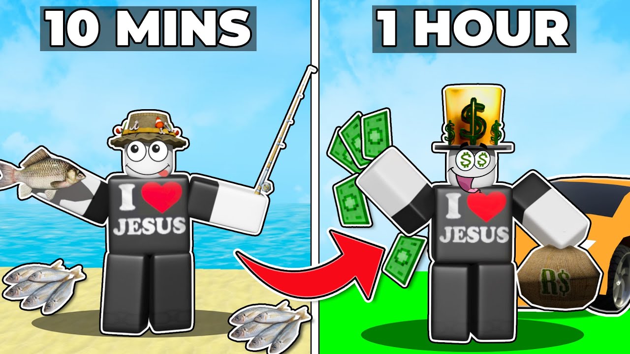 BECOMING A RICH FISHERMAN Within 1 HOUR in ROBLOX Fisch... - YouTube