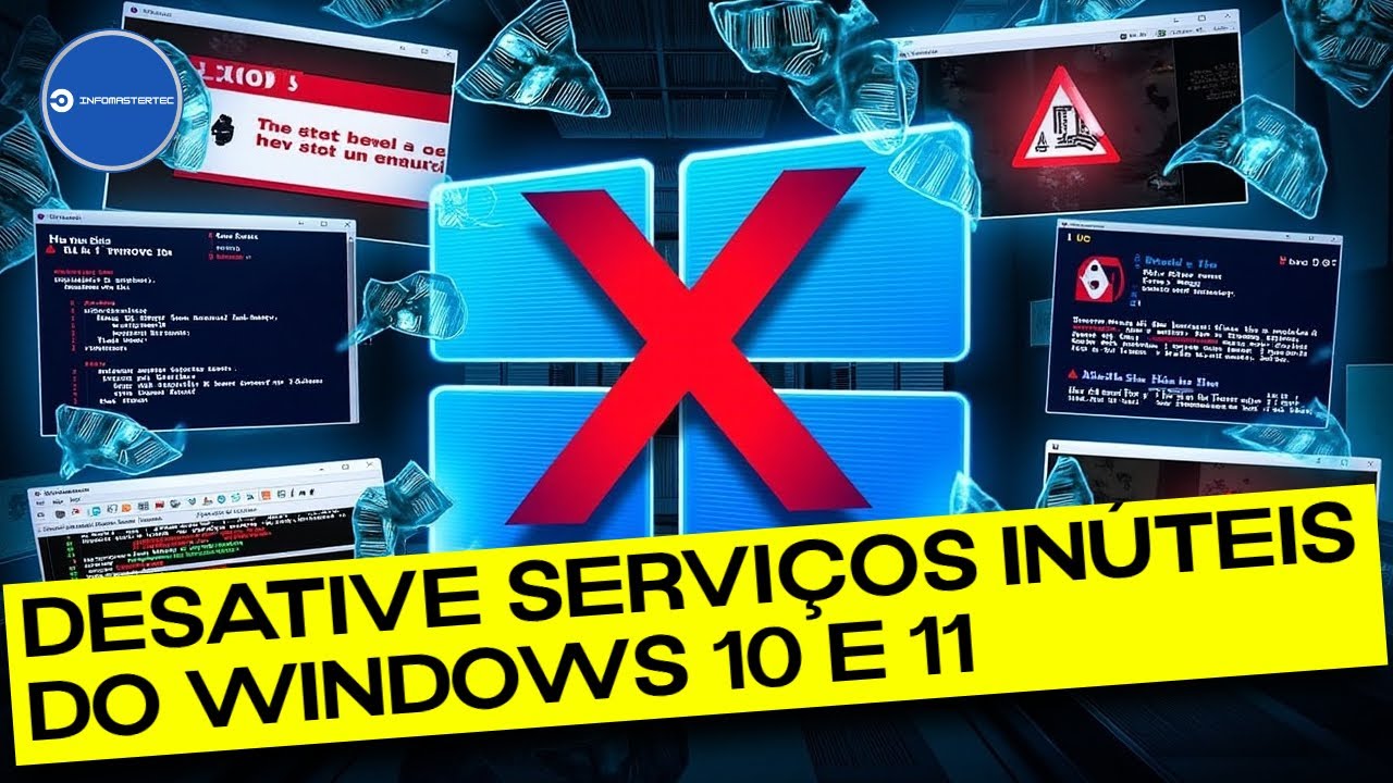 Como Desativar Serviços INÚTEIS do Windows 10 e 11 | Passo a Passo ...