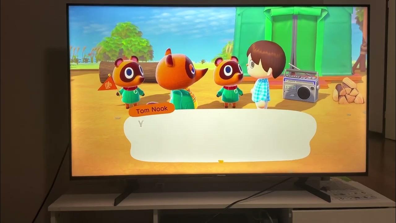 Animal Crossing New Horizons (ACNH): Part 2B - Setting up a New Tent ...