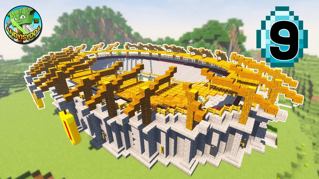 Minecraft Amphitheater - Transform a Minecraft Village into a Town E09 ...