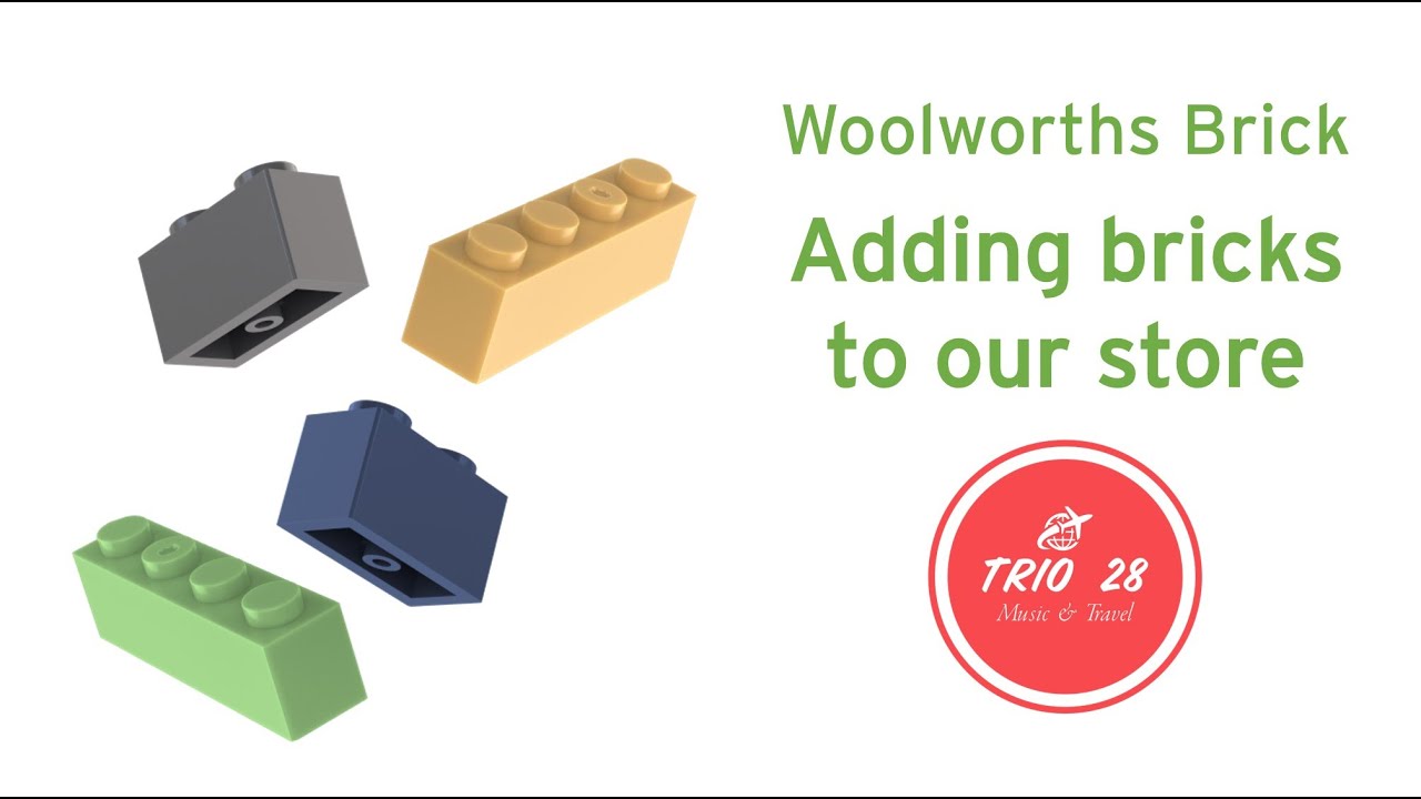 Putting new bricks on our Woolworths Deluxe Shop - YouTube