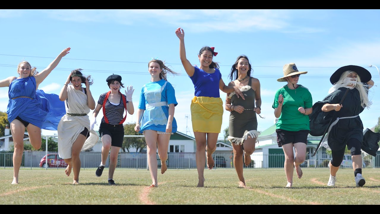 Gisborne Girls' High's athletics champs - YouTube