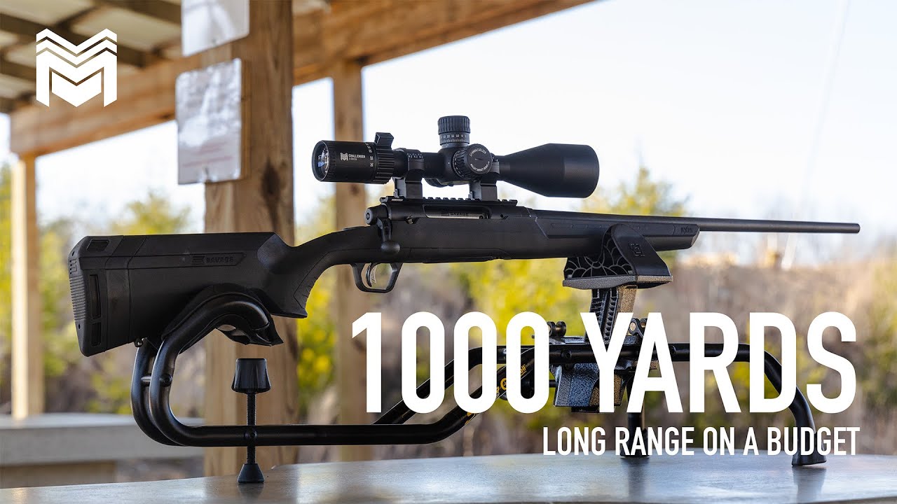 1000 yard rifle for under $600? - YouTube