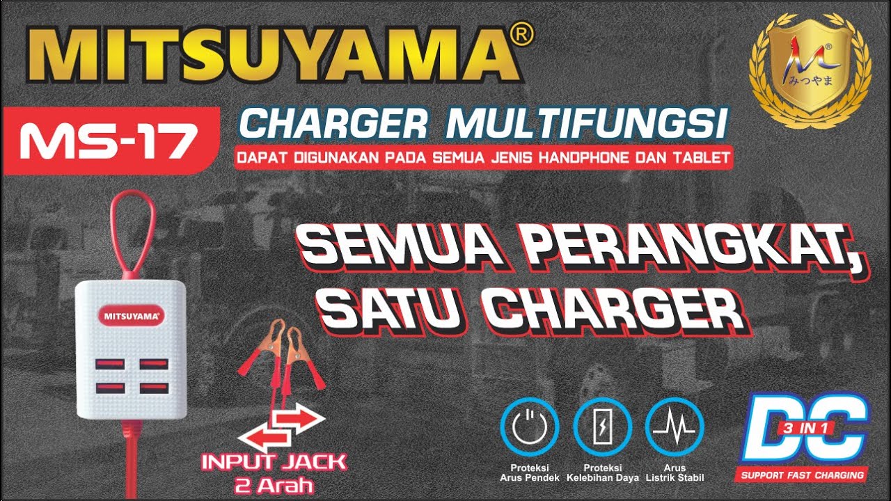 EFISIENSI MAKSIMAL, WAKTU MINIMAL. | CHARGER MULTIFUNGSI | MS-17 - YouTube