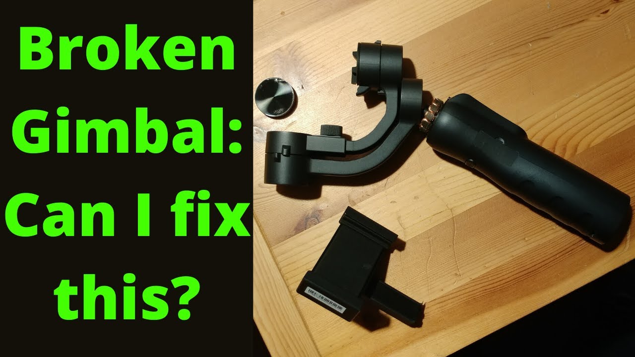 Broken E.GO Gimbal: Repairing The Damage From A Drop And Yes You Can ...