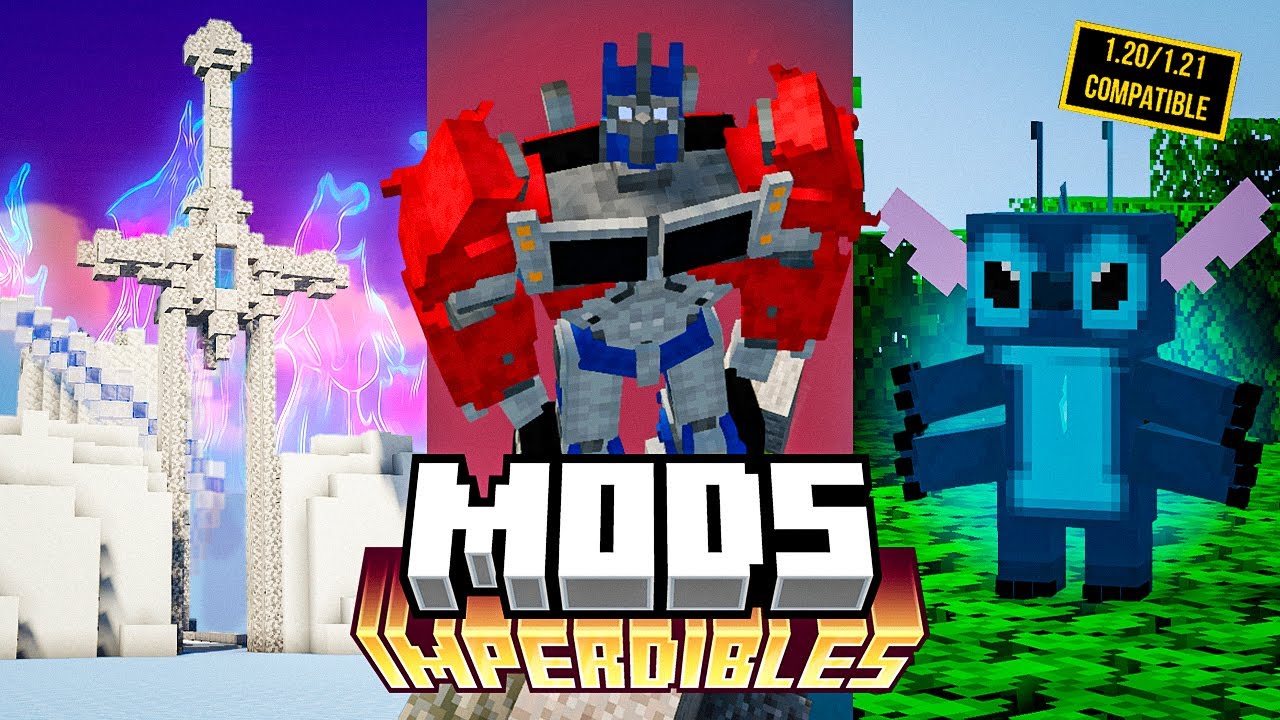 Los 15 MEJORES MODS para MINECRAFT 1.20.1 / 1.21.1 JAVA - YouTube