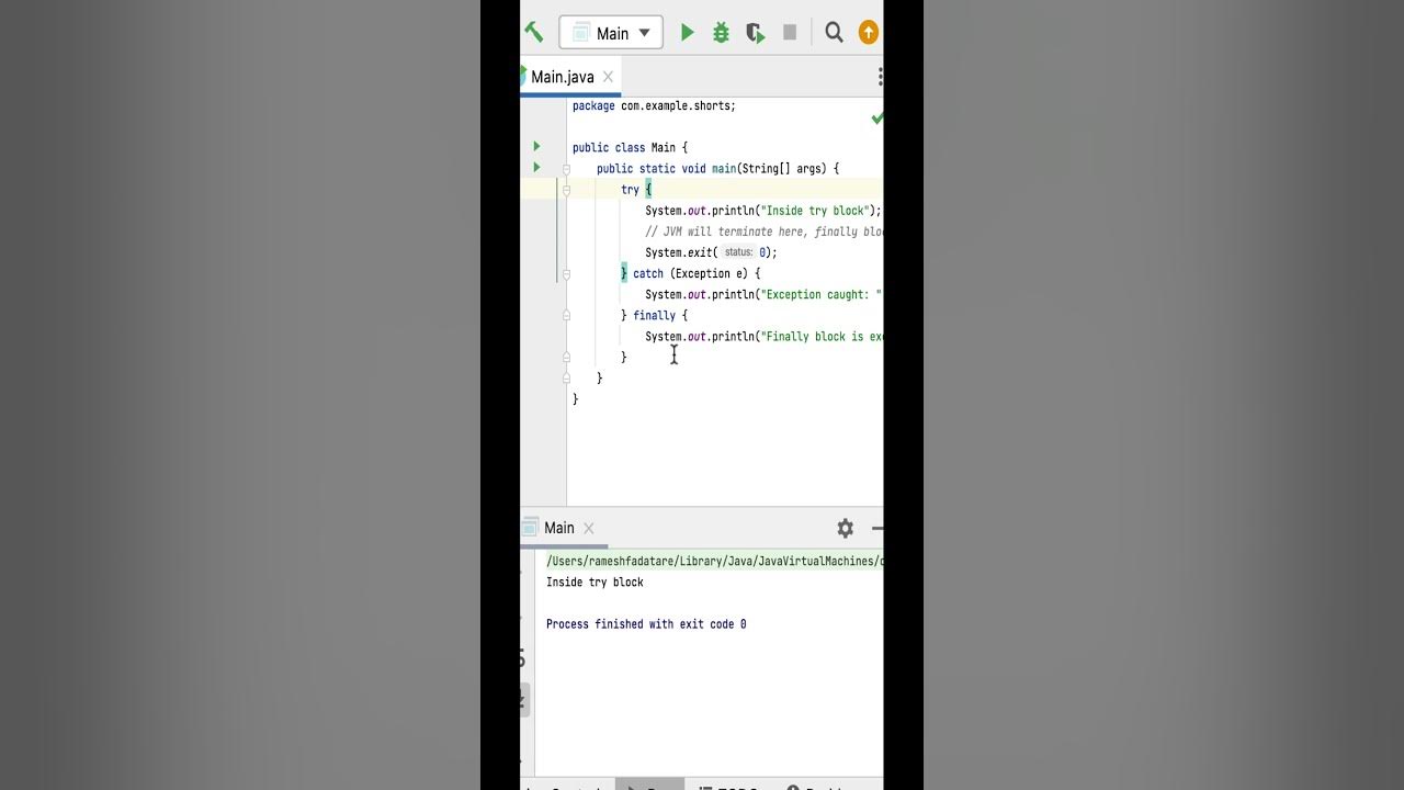 Java Coding Program 23 Exception Handling Java Interview Coding Youtube