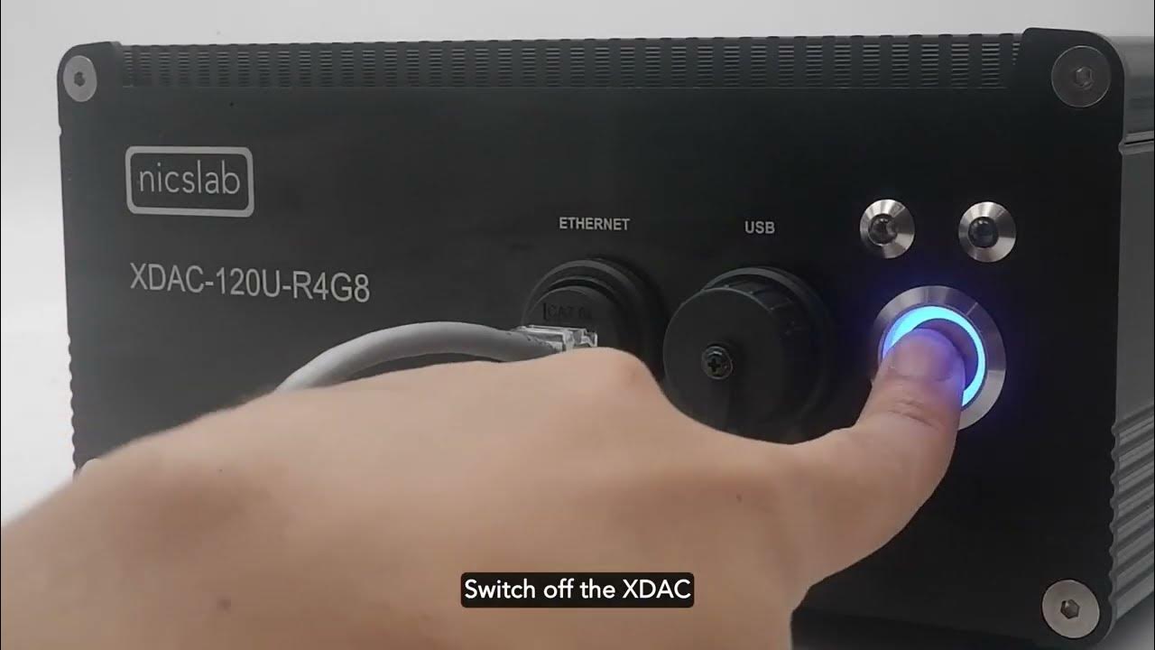 XDAC-120U-R4G8 with Graphical User Interface - YouTube