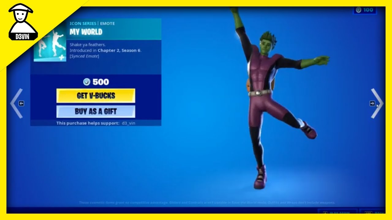 Fortnite Item Shop Today *NEW* WAKE UP + MY WORLD EMOTE! [14 May, 2021 ...