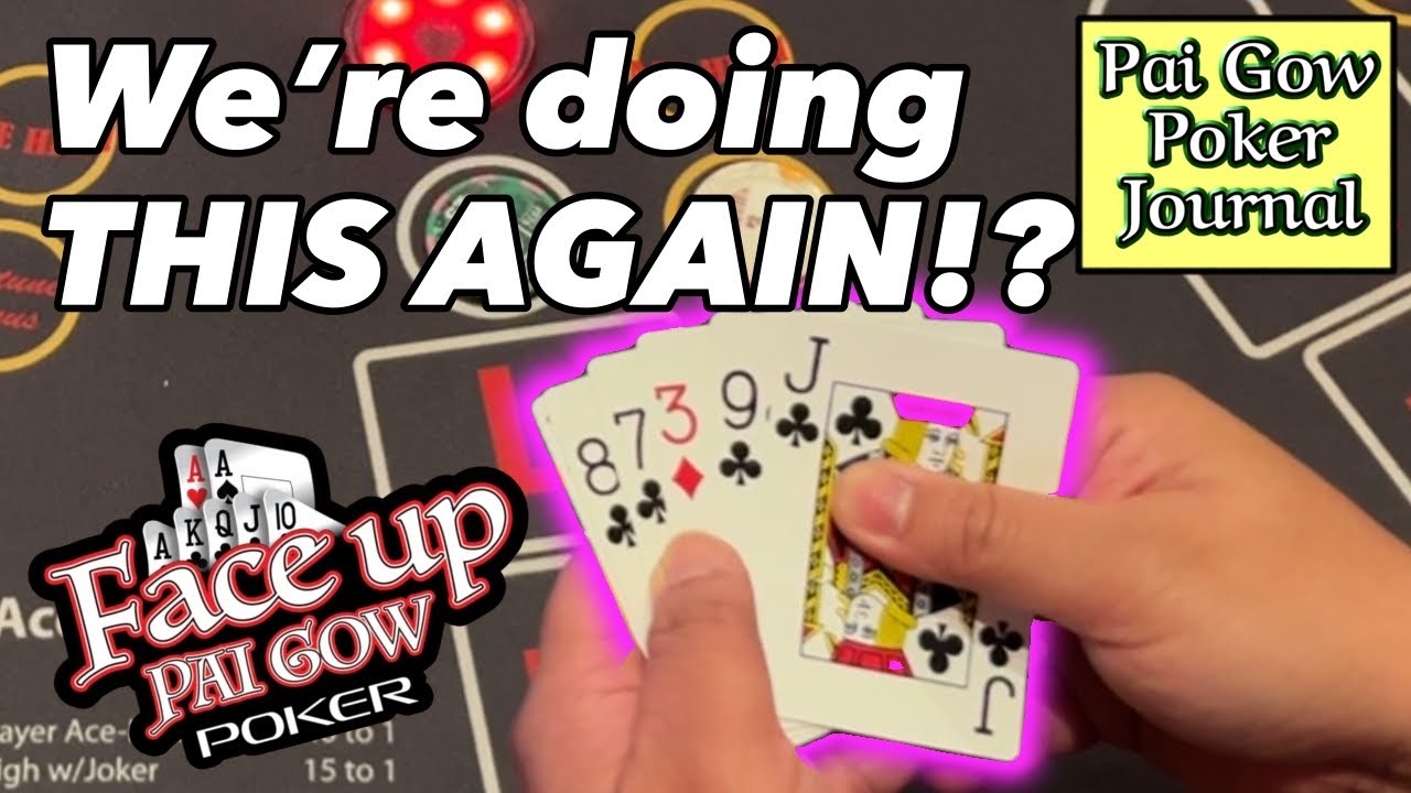 STRAIGHT FLUSH HAS TO HAPPEN…right? [Face-Up Pai Gow Poker, tutorial, liveplay] - YouTube