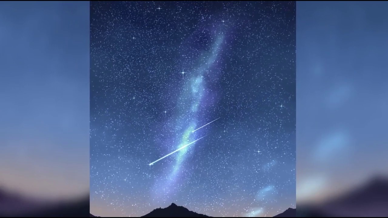 #5[Speedpaint]Night Sky Background-[ClipStudioPaint] - YouTube