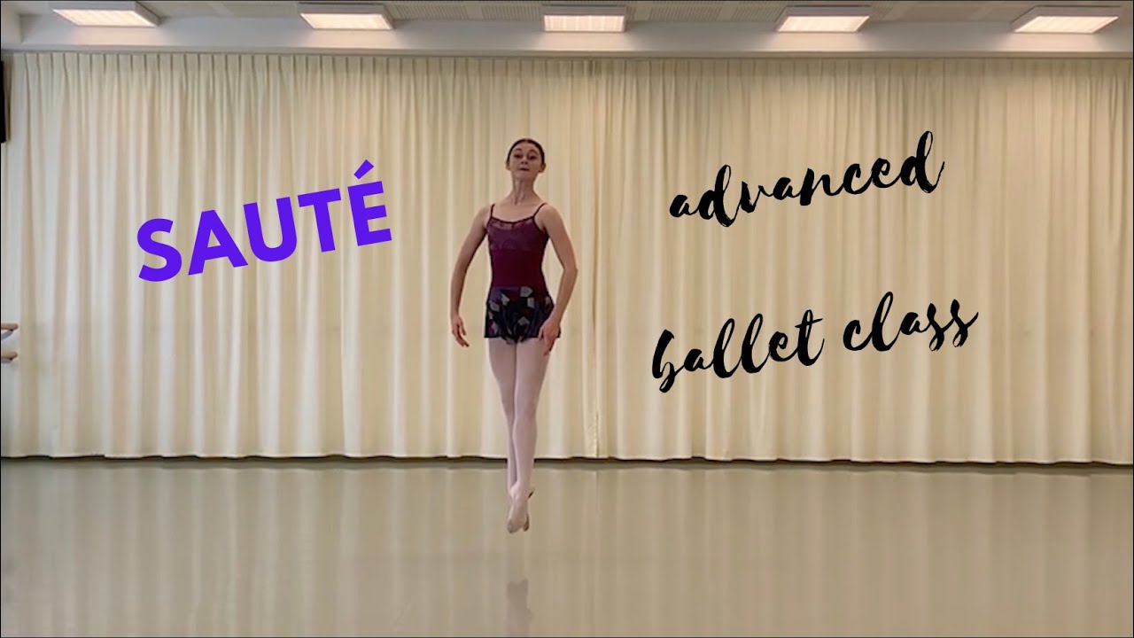 https://www.primaballetclass.com Sauté - Centre - Left - Advanced - YouTube