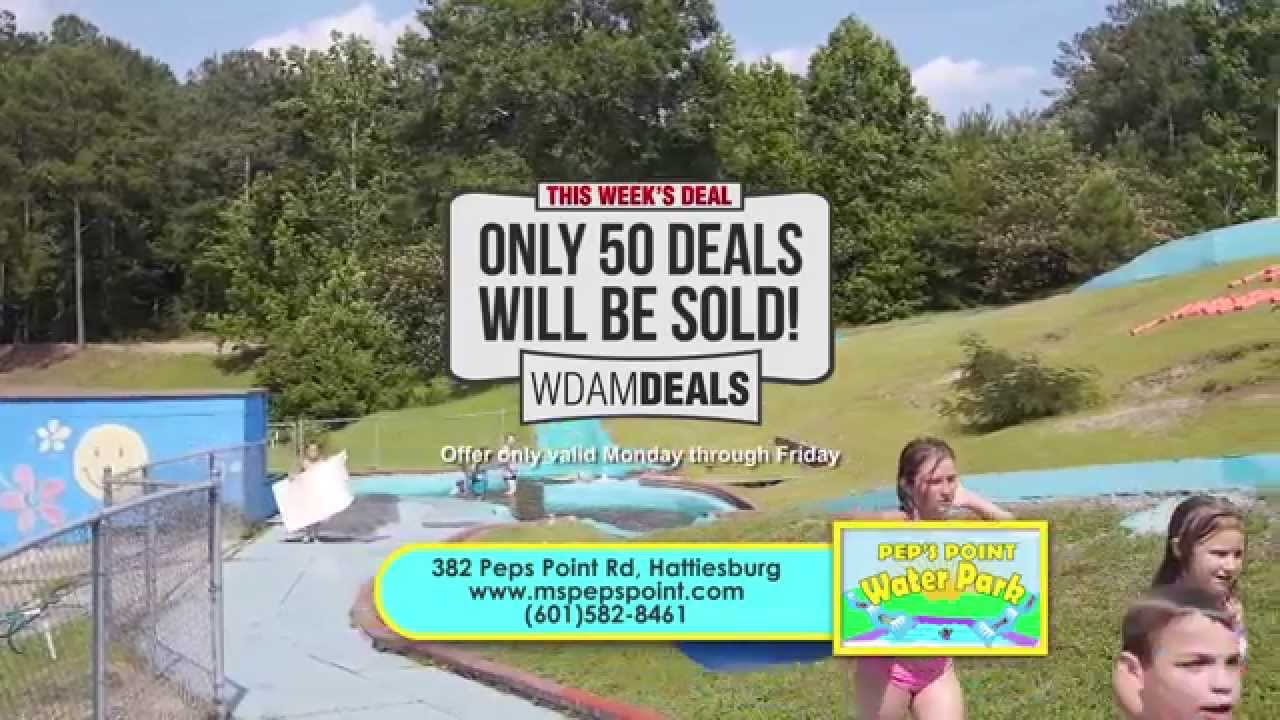 WDAM Deals - Pep's Point Water Park - Marvelous Monday (6/8) - YouTube