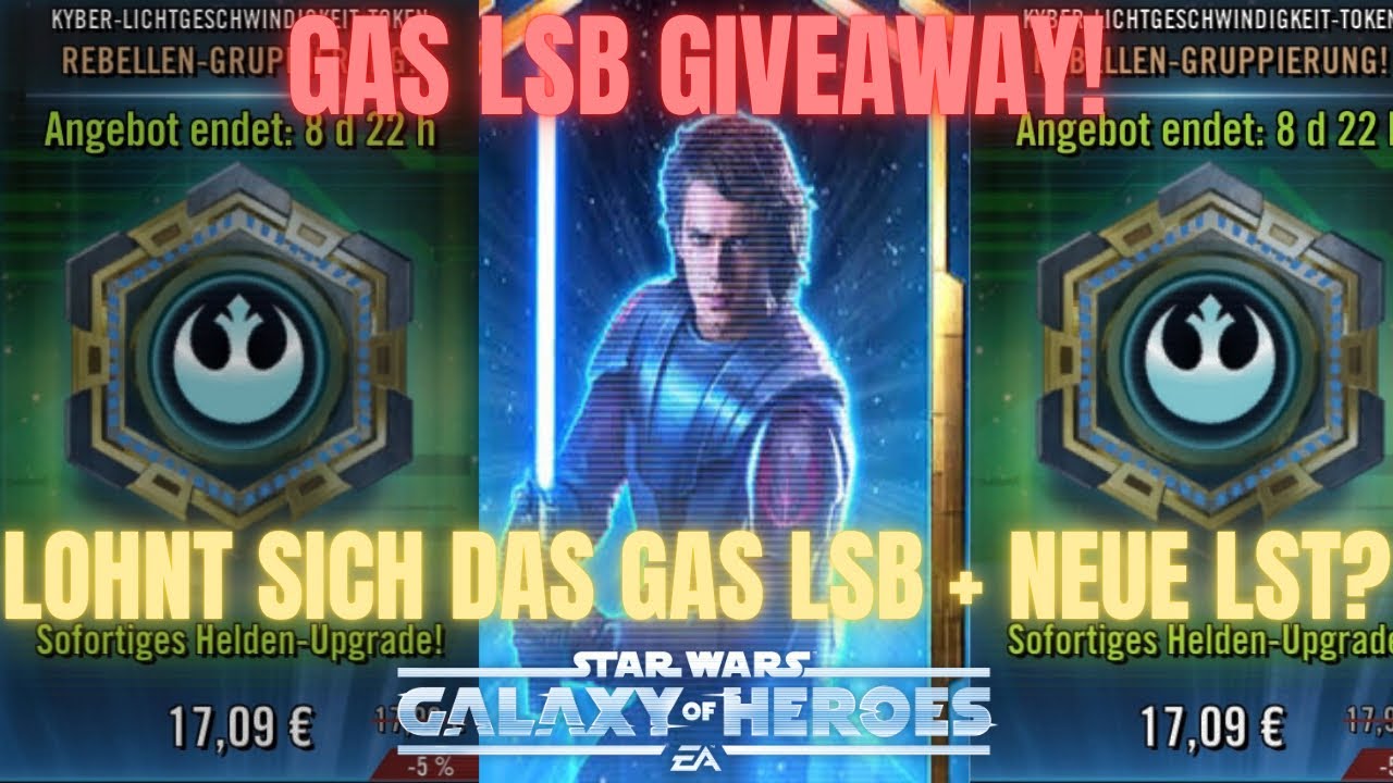 Lohnt sich das GAS LSB und die neuen Rebellen Lightspeed Token in SWGOH ...