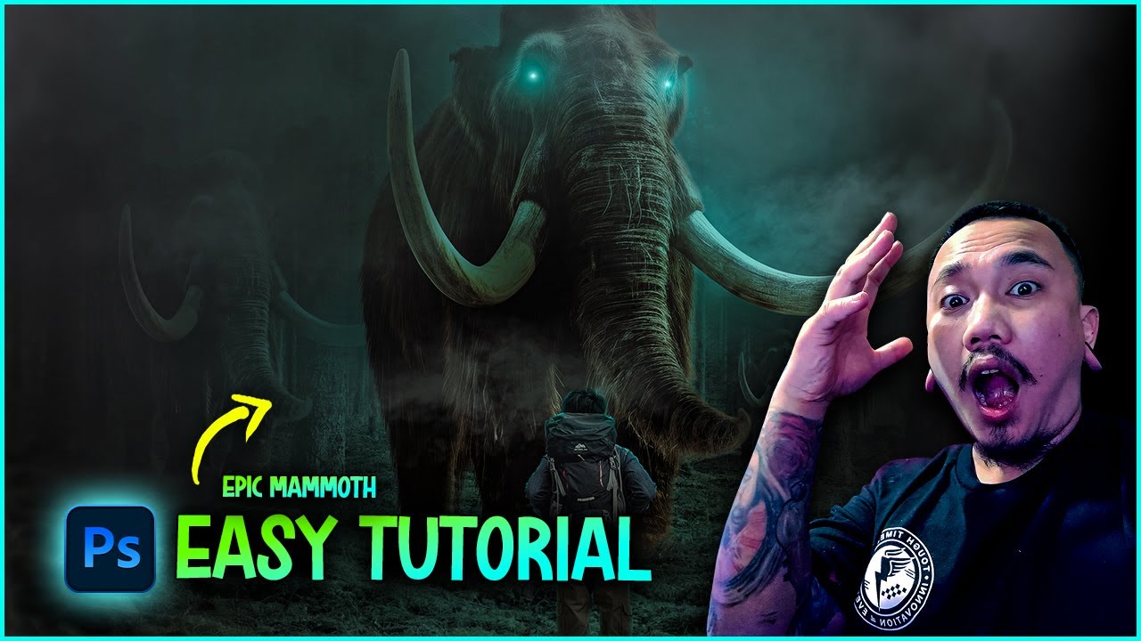Epic Mammoth Photo Manipulation Tutorial in Photoshop - YouTube