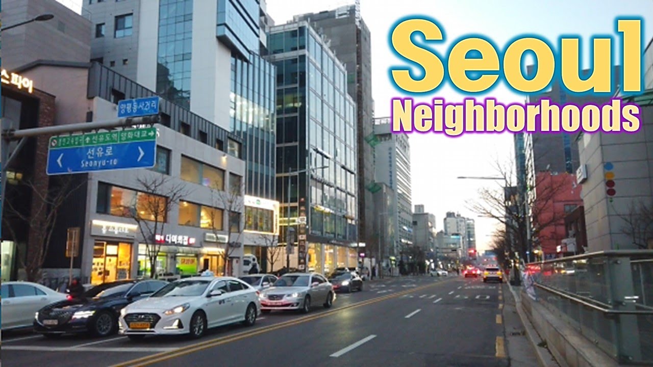 Seoul, Korea - Walking Tour of Neighborhood - 4K - Yangpyeong 2-dong ...