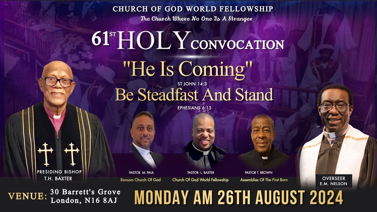 CGWF Holy Convocation 2024, Monday AM Youth Session 26/08/2024 - YouTube