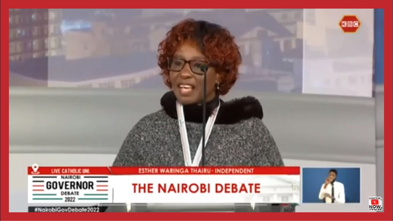 Esther Waringa: Nairobi city has potential but most young people are ...