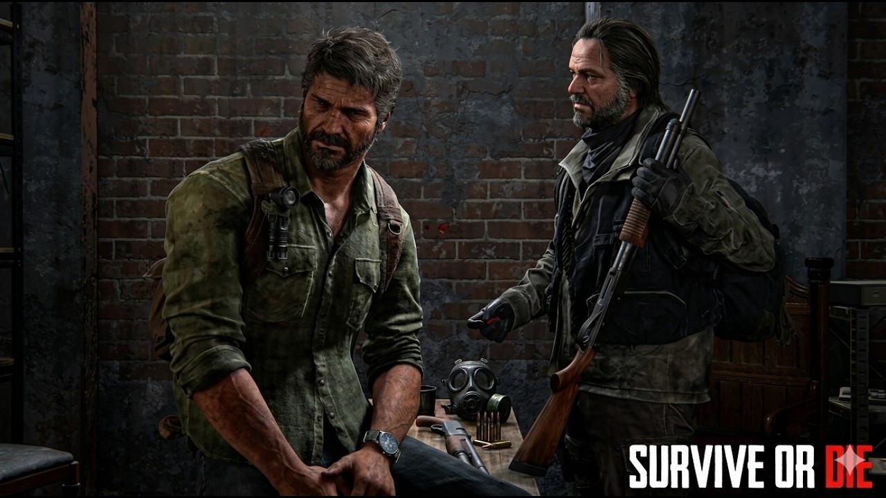 THE LAST OF US PART I: Joel & Bill's Intense Standoff - YouTube