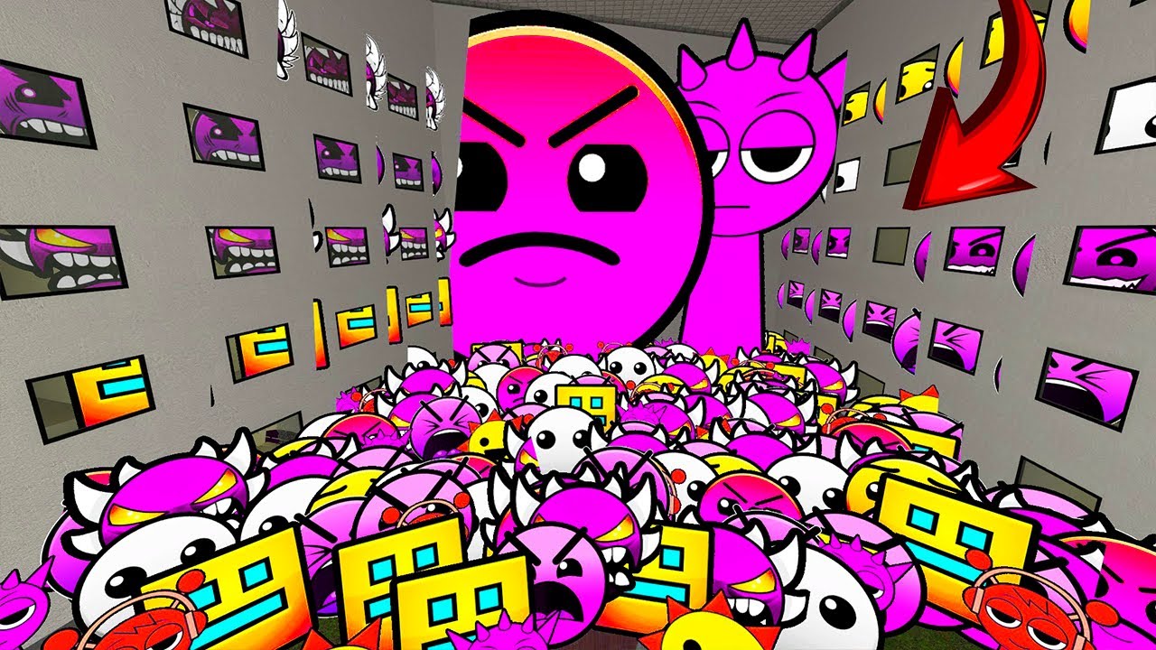 Lobotomy Nextbots Geometry Dash Difficulty Faces MCPE and Gmod Liminal ...