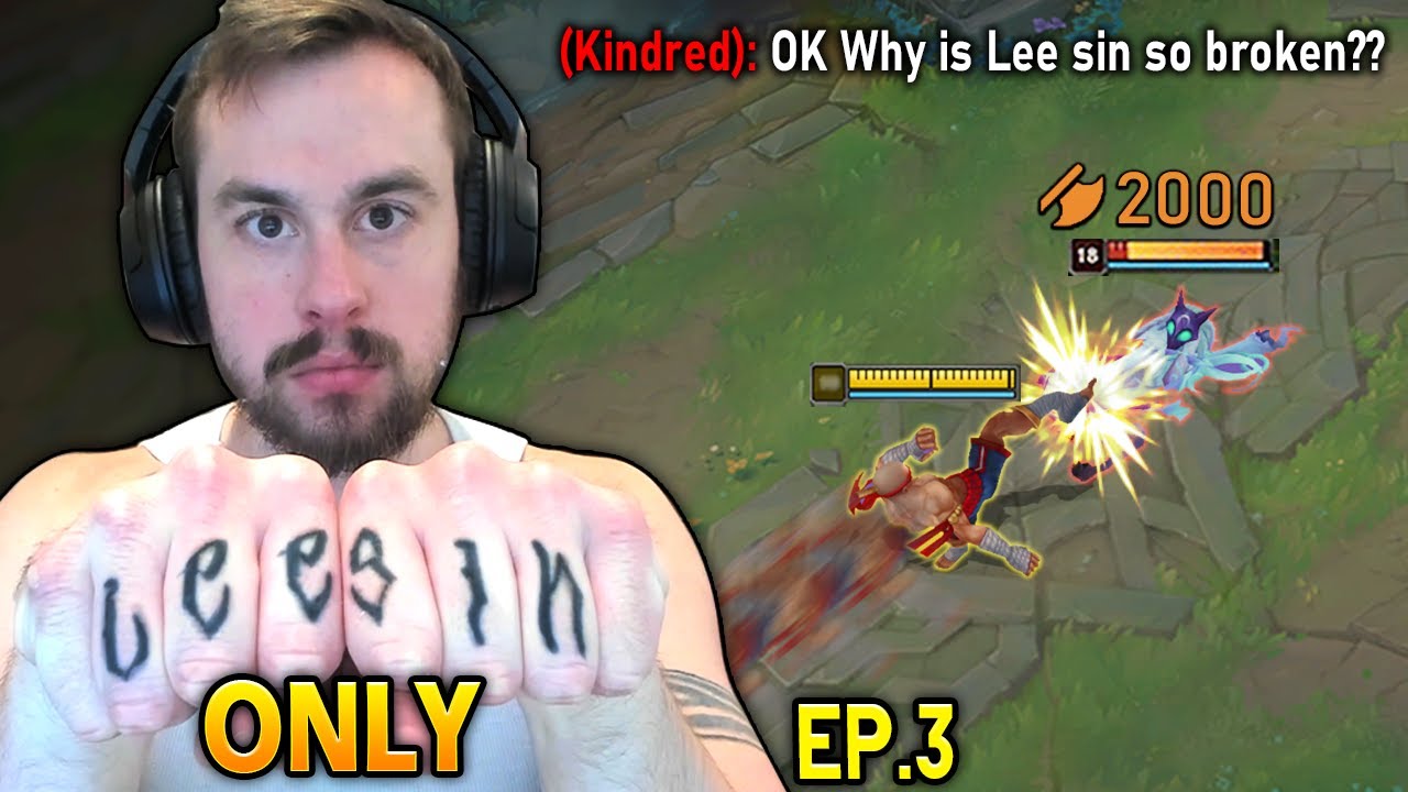 How to STOMP Gold/Plat Elo with Lee Sin | ONLY Lee Sin to Masters ep. 3 ...