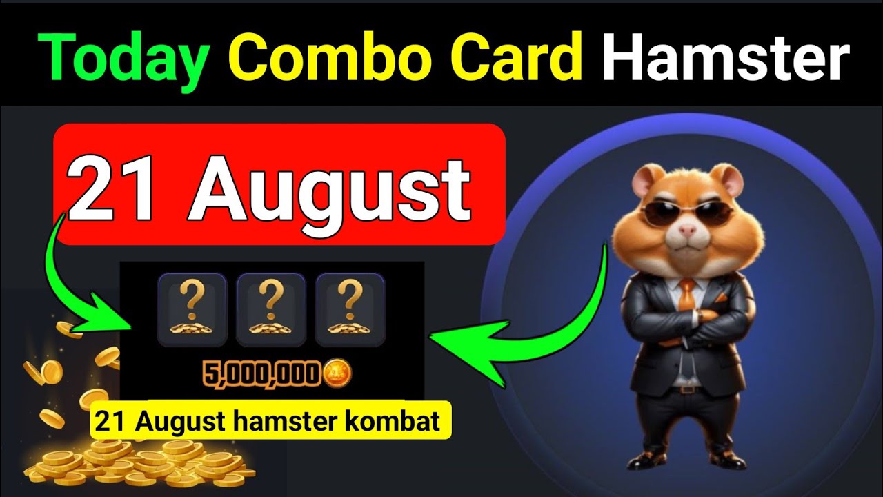 daily Combo Card Hamster kombat || 21 August hamster kombat combo card ...