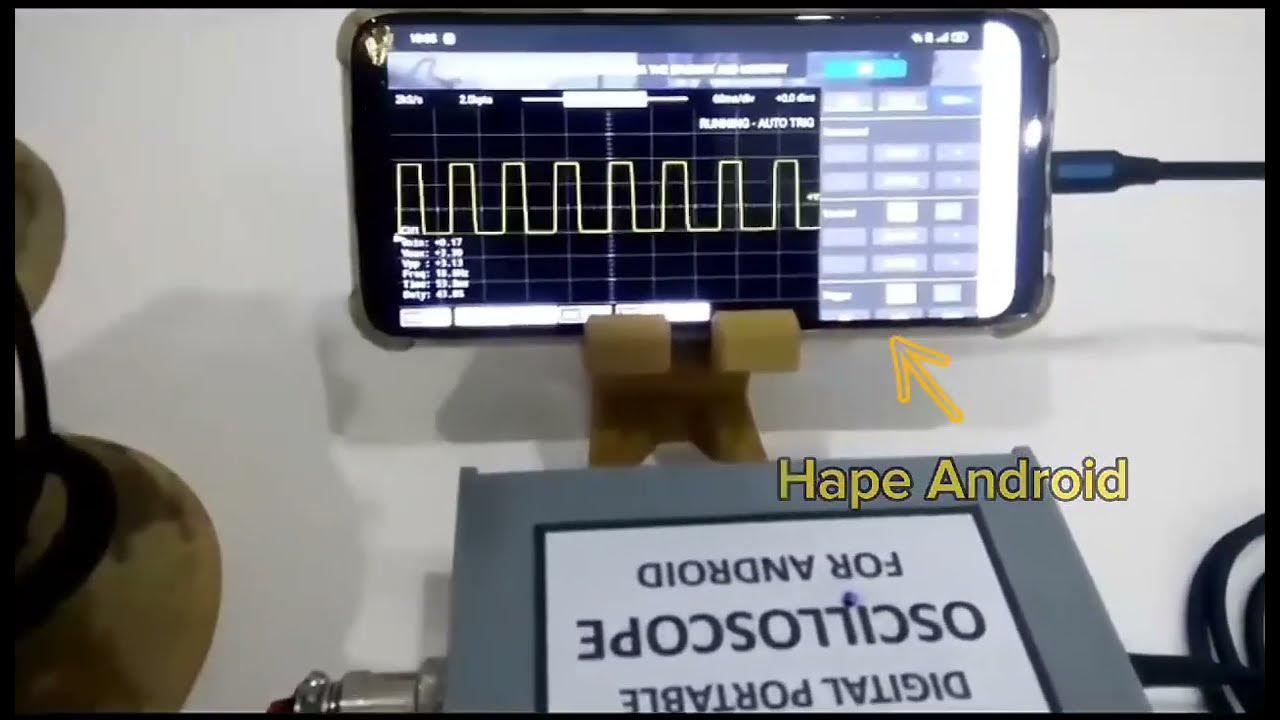 Digital Portable Oscilloscope for Android Harga 550rb an hub WA 085646399200 - YouTube