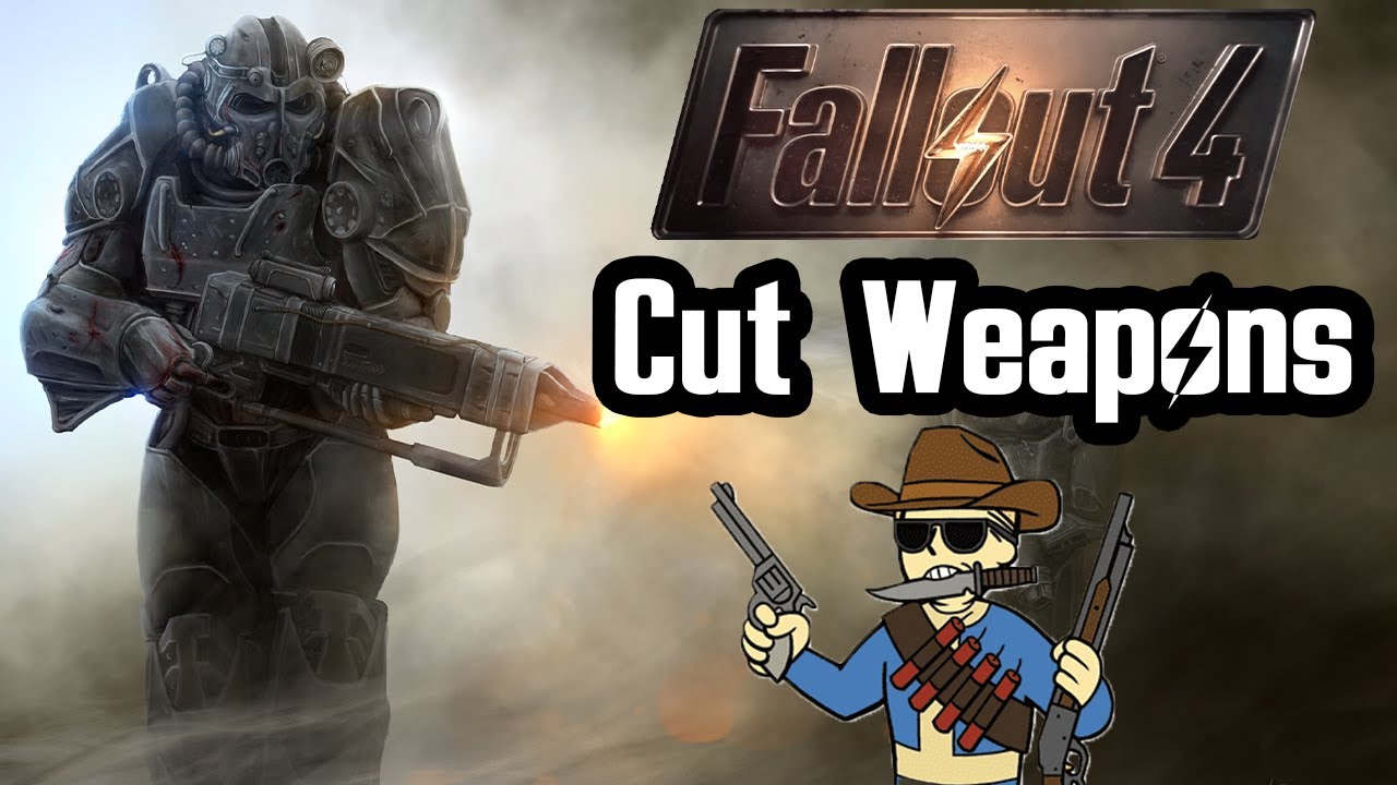 Every Cut Weapon in Fallout 4 - YouTube